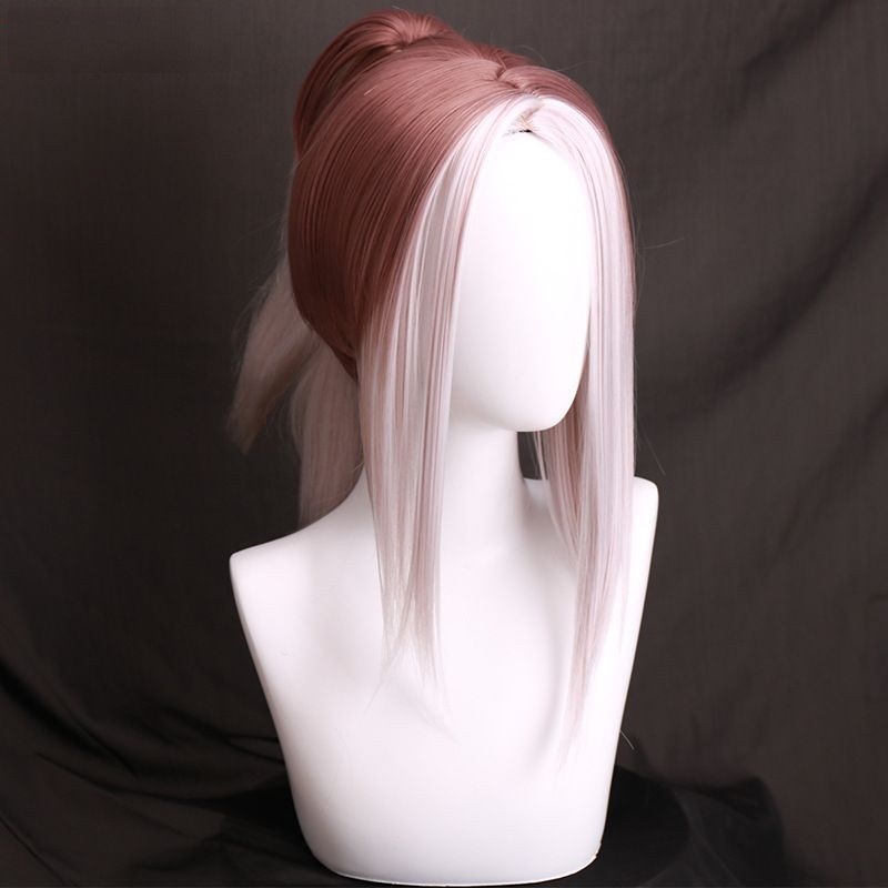Real Damage Akali Cosplay Wig