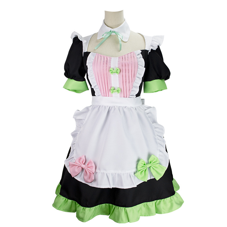 Kanroji Mitsuri Maid Dress Cosplay