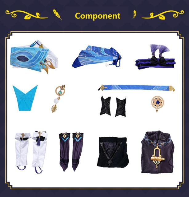 Genshin Wanderer Cosplay Costume