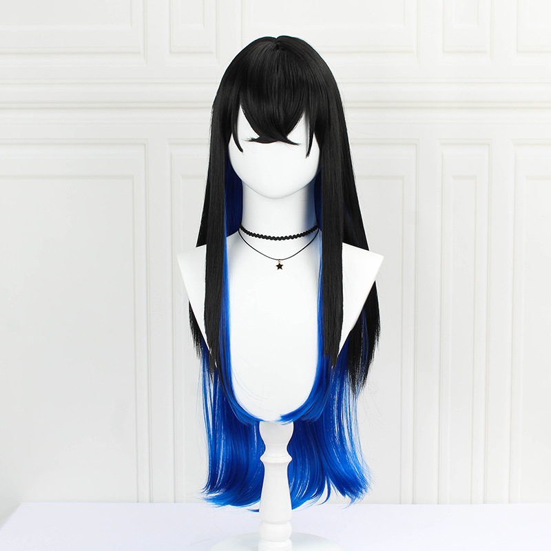 Hashibira Inosuke Cosplay Long Wig