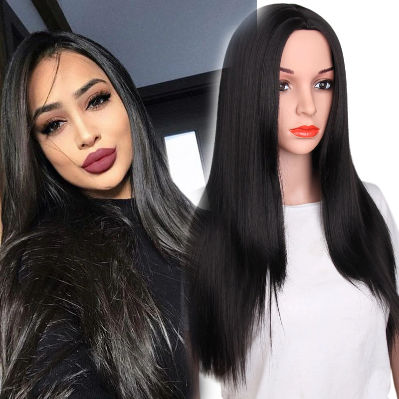 Long Straight Black Wigs