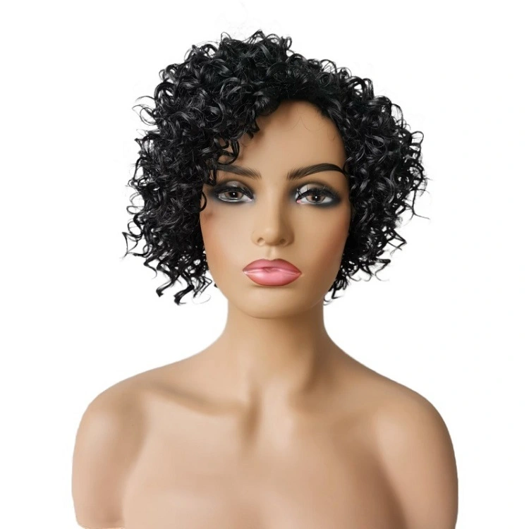9 Inch Short Afro Curly Wigs