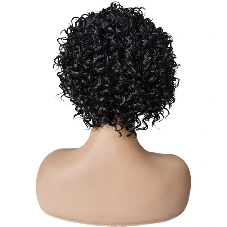 9 Inch Short Afro Curly Wigs