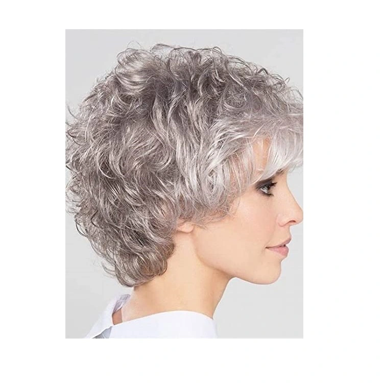 Short Gray Pixie Cut Wigs