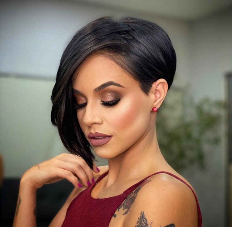 Side Part Pixie Cut Wigs