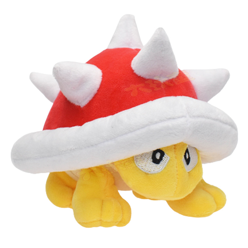 Red Spiky Turtle Plush Toy