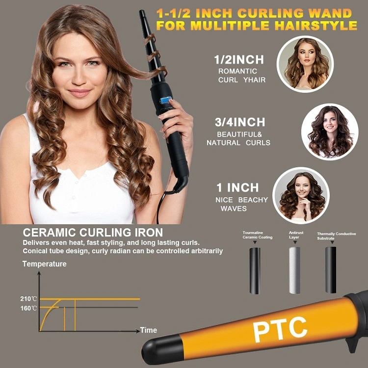 1/2-1 Inch Hair Curling Wand