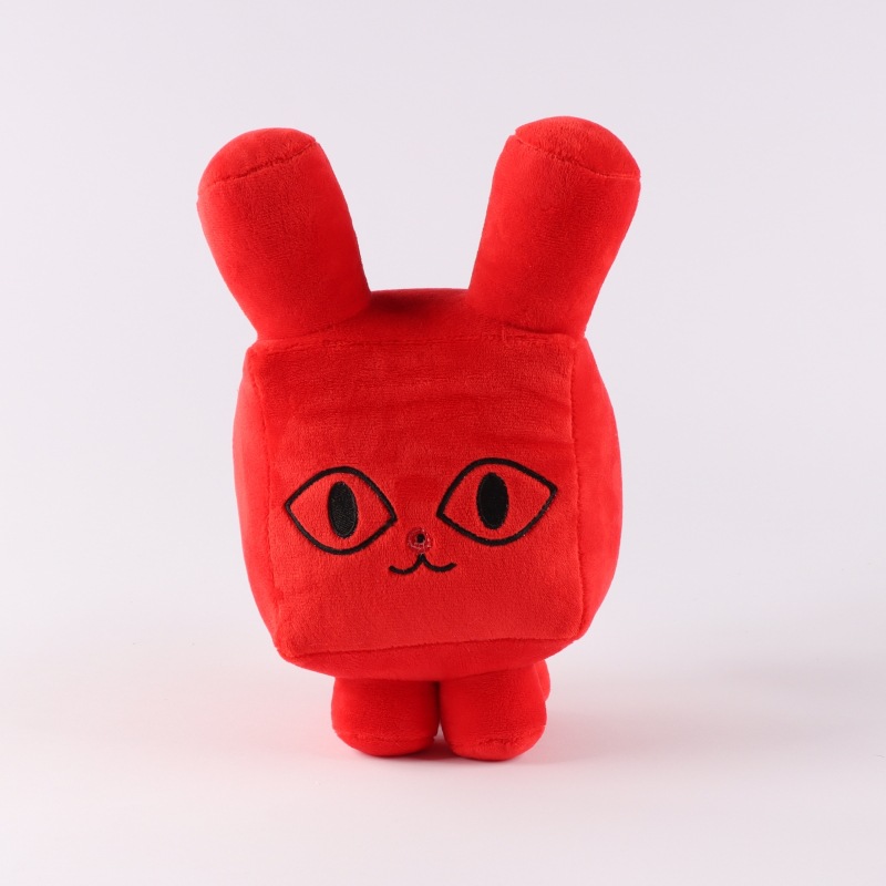 Balloon Cat Red Plush Toy