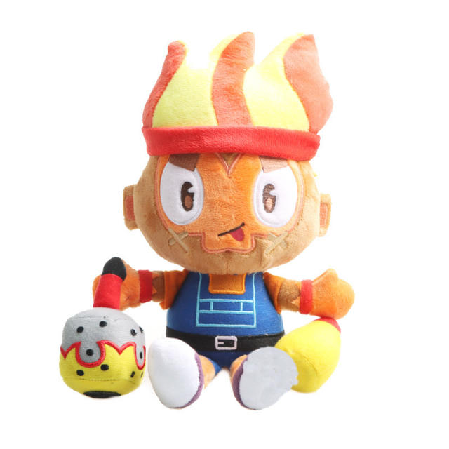 Bloons TD6 Cartoon Boxing Monkey Plush Toy