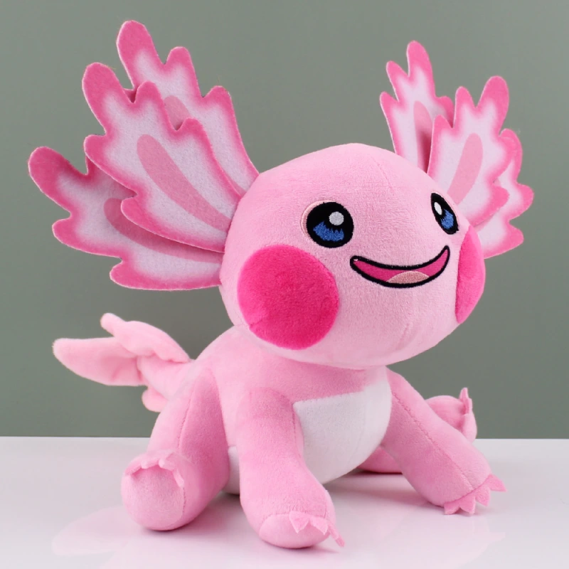 Pink Axolotl Plush Toy