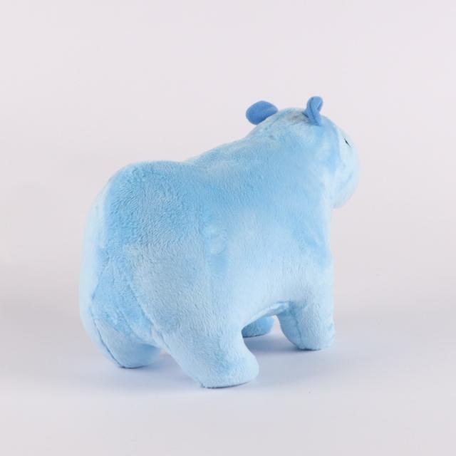 Rainbow Capybara Blue Plush Toy