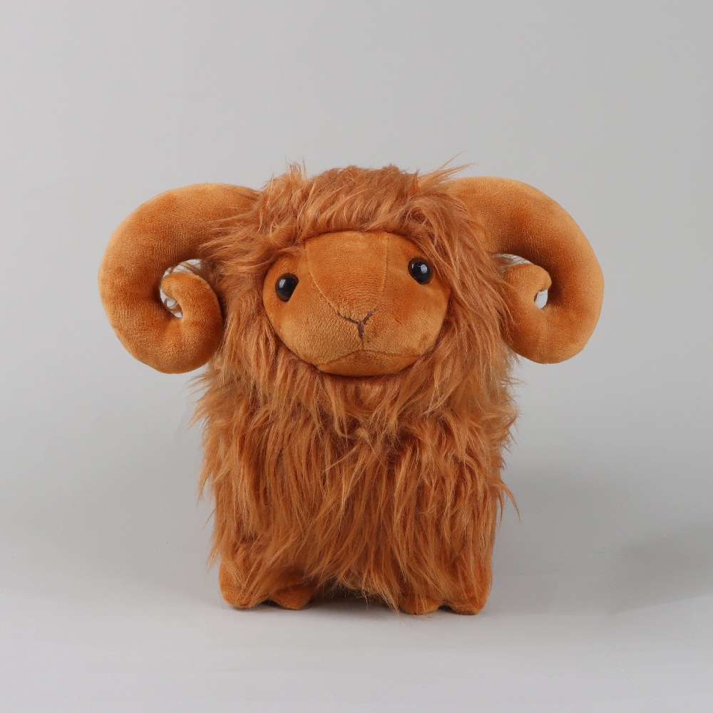 Scottish Highland Brown Sheep Plush Toy