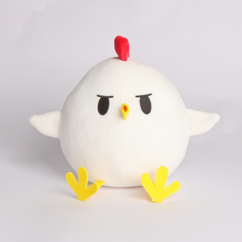 Grumpy Chicken Plush Toy