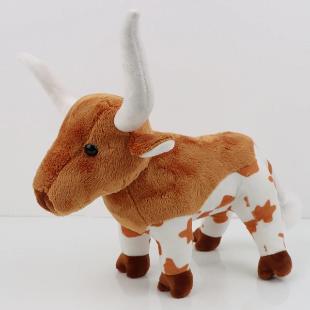 Longhorn Cow Plush Toy