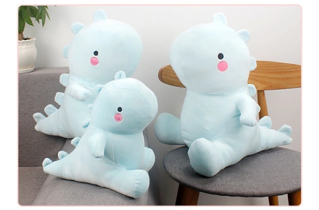 Soft Little Blue Dinosaur Plush Toy