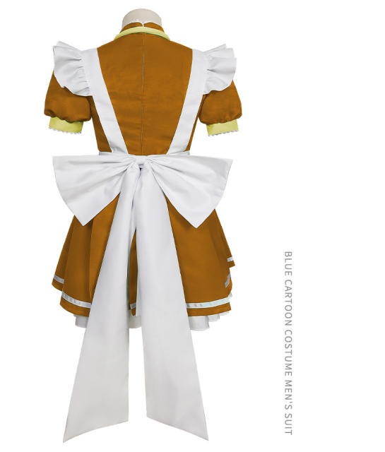 Fuon Purin Maid Dress Cosplay Costume