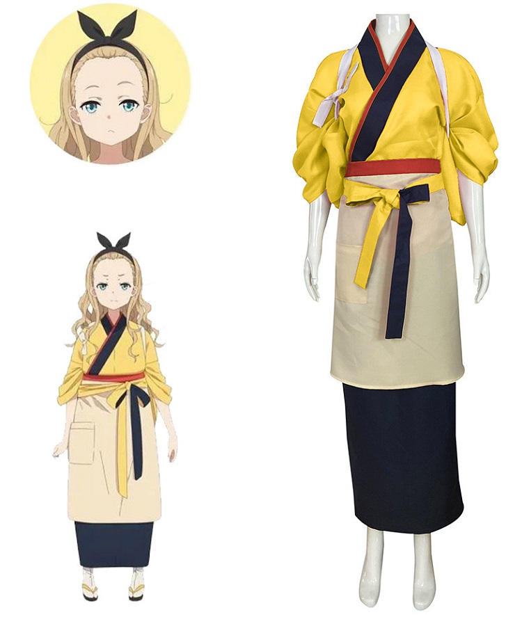 Walnut Kimono Cosplay Costume