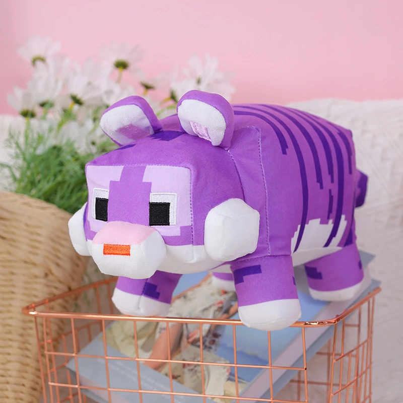 Block Tiger Plush Toy