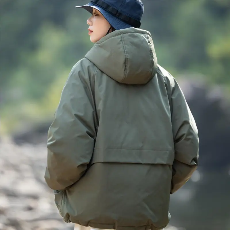 Functional Solid Color Work Jacket