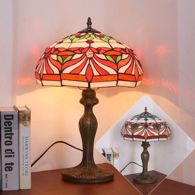 Tiffany Red Goldfish Desk Lamp