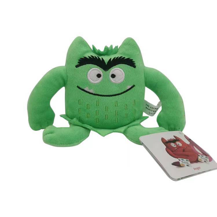 The Green color monster plush doll