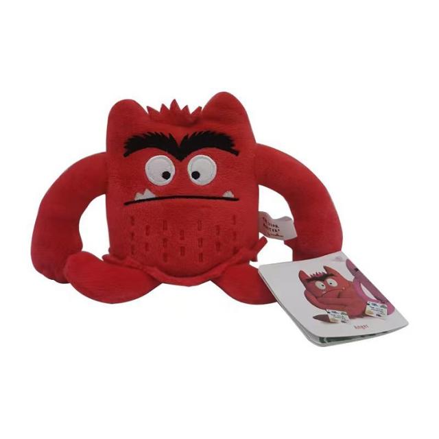 The Red color monster plush doll