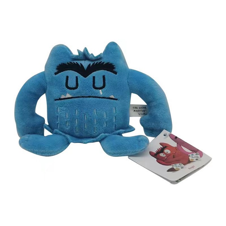 The Blue color monster plush doll