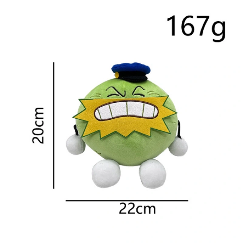 Brain Game Green Melon plush toy