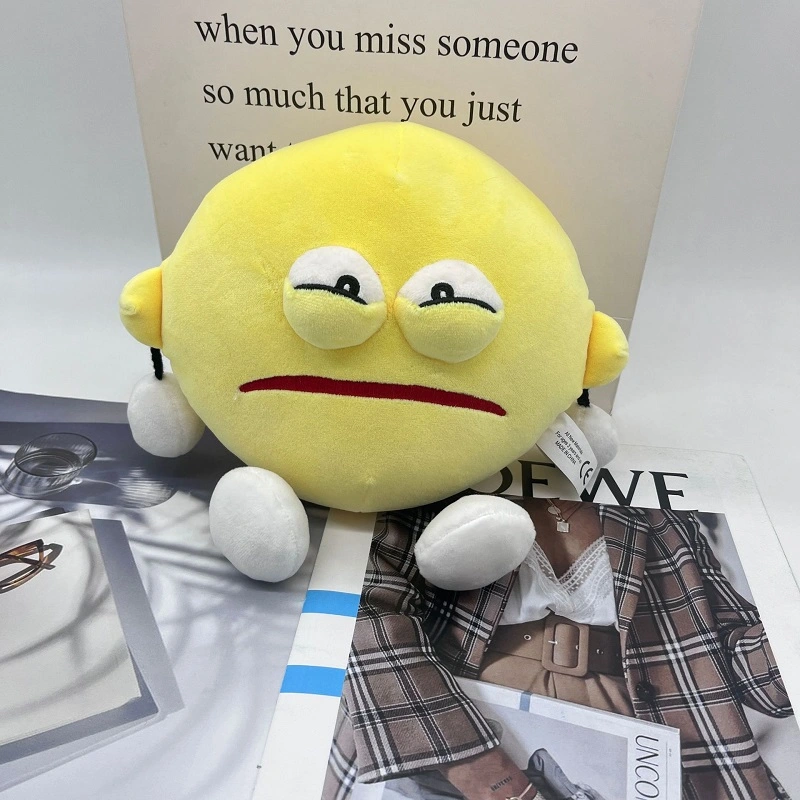 Brain Game Yellow cucumber plush toy