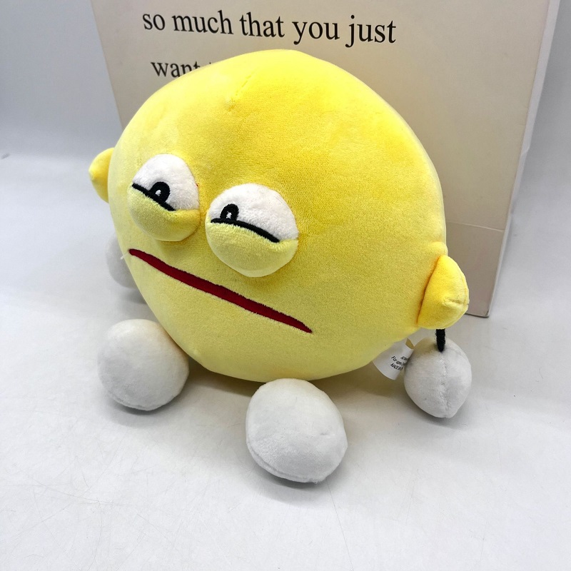 Brain Game Yellow cucumber plush toy