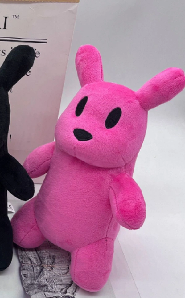Pink Rain World Slugcat plush toy