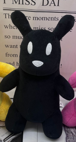 Black Rain World Slugcat plush toy