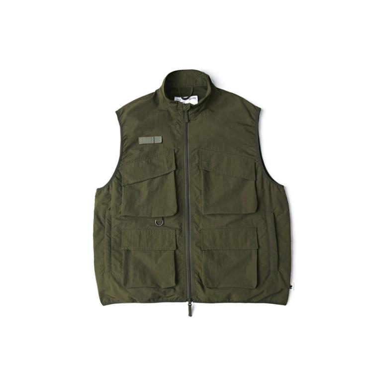 Japanese Stand Collar Vest