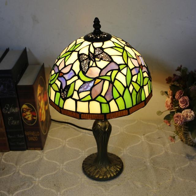 8 Inch Tiffany Butterfly Desk Lamp
