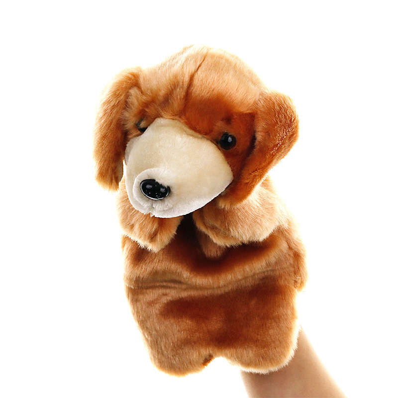 Cute Yellow Dog hand doll