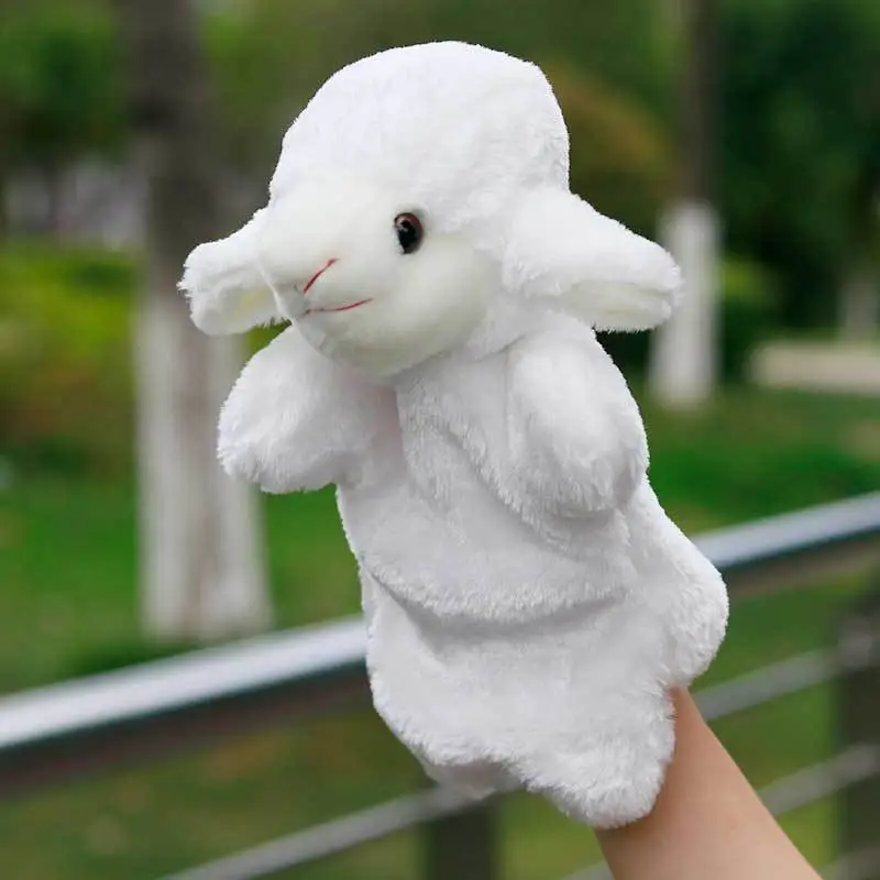 Cute Snow White Sheep hand doll