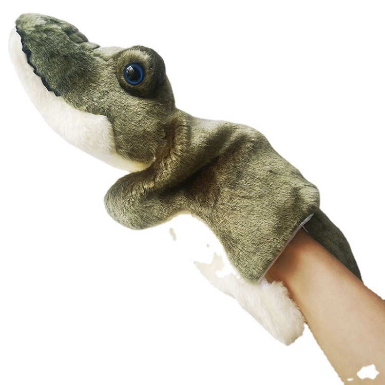 Cute crocodile hand doll