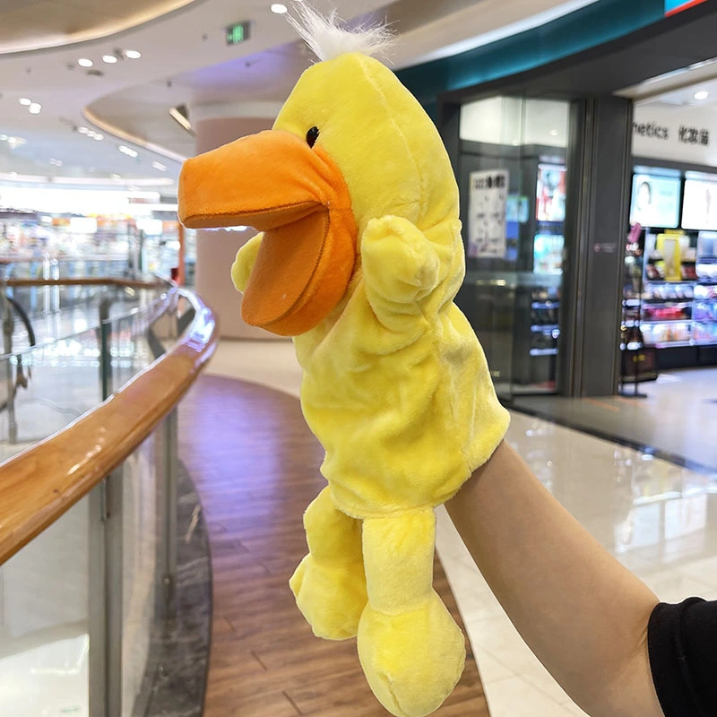 Yellow Duck Hand Doll