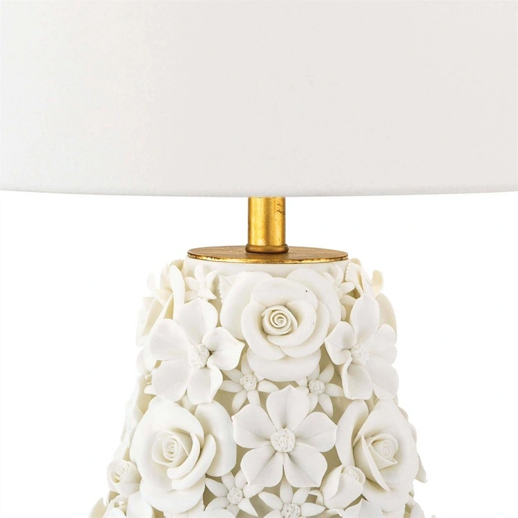 Ceramic Flower Table Lamp