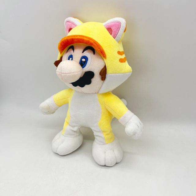 Yellow cat mario Plush doll