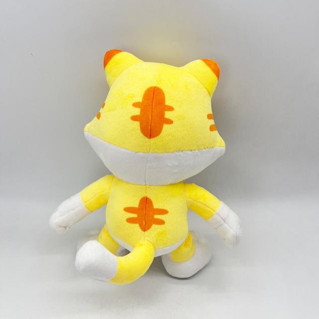 Yellow cat mario Plush doll