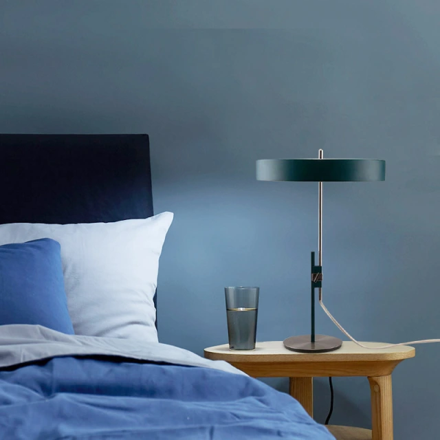 Modern Blue LED Table Lamp