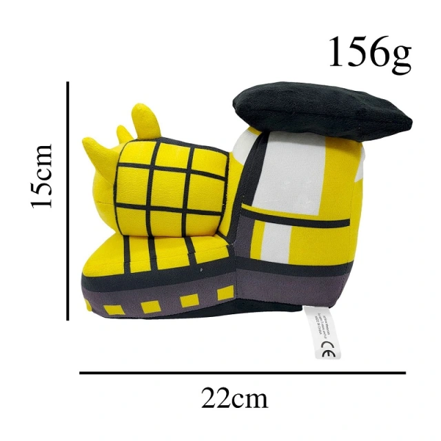 Choo-Choo Charles Yellow Train Plush Doll