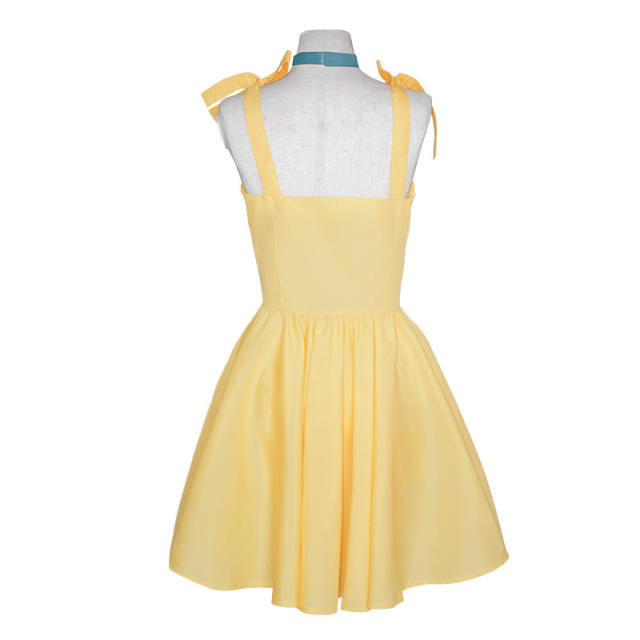 Asuka Yellow Dress Cosplay Costume