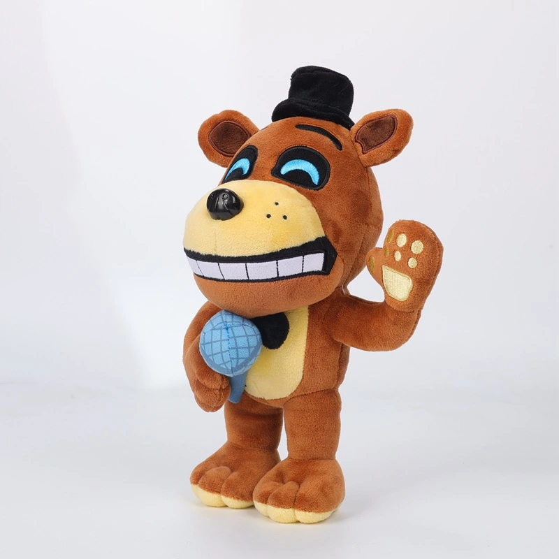 Microphone Bear Plush Doll