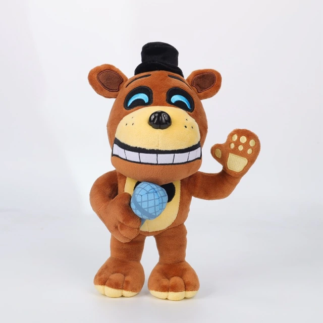 Microphone Bear Plush Doll