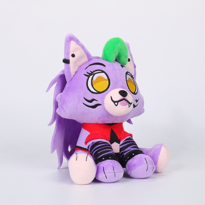 Sitting Little Wolf Plush Doll