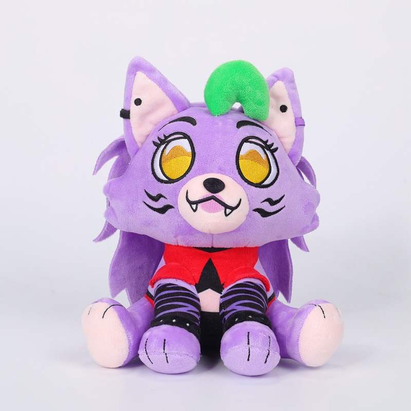 Sitting Little Wolf Plush Doll