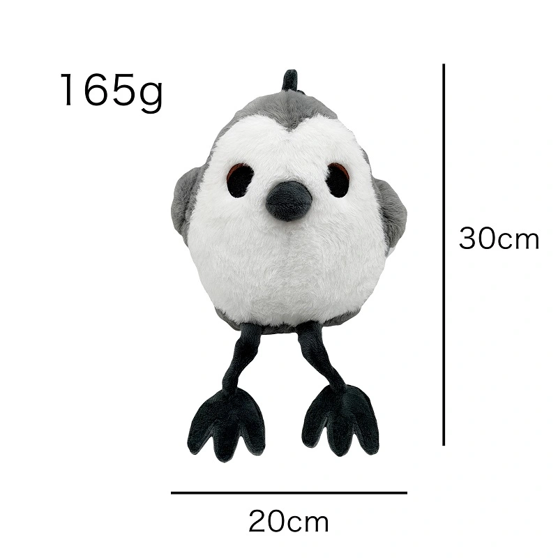 Piper Grey Penguin Plush Doll