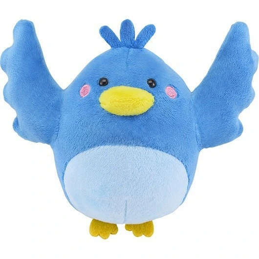 Irasutoya Blue Bird Plush Doll